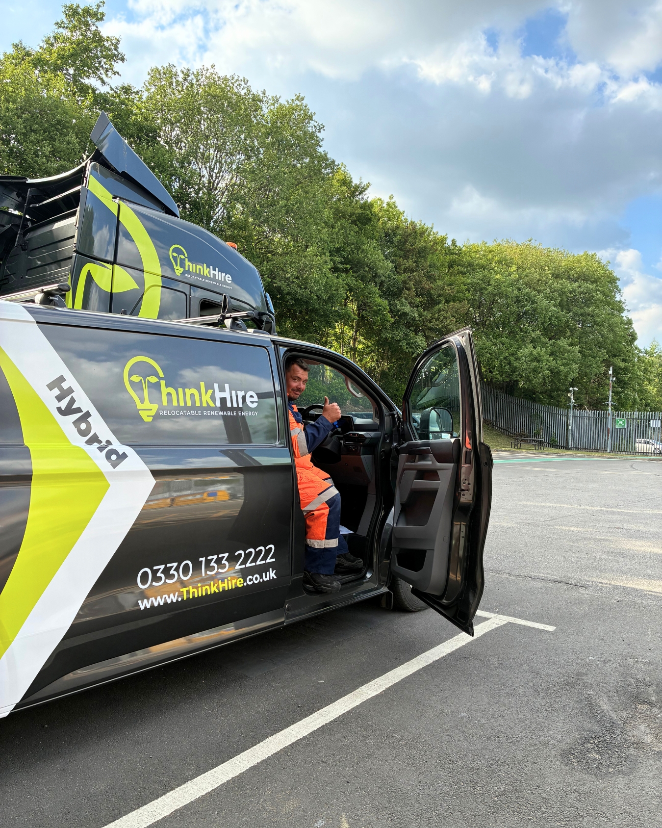 Driving change: the first of our new hybrid vans has arrived