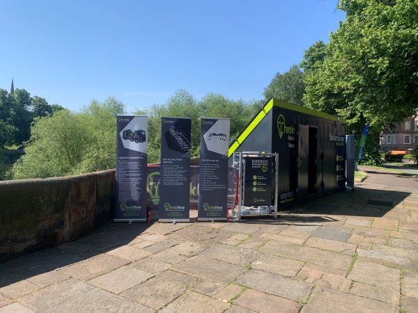 Think Hire site generator hire powers Green Expo in Chester