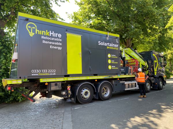 Think Hire site generator hire powers Green Expo in Chester