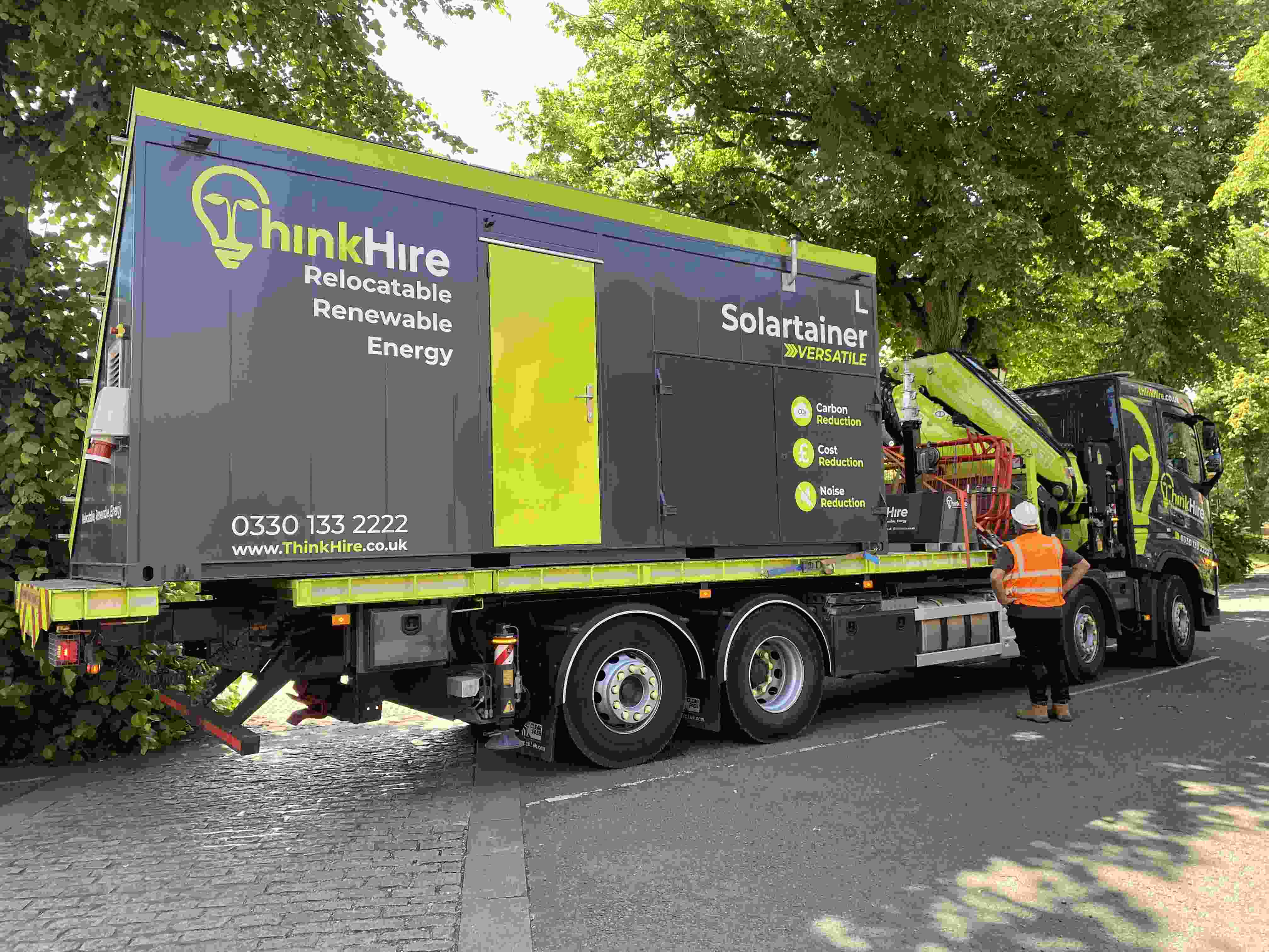 Think Hire site generator hire powers Green Expo in Chester